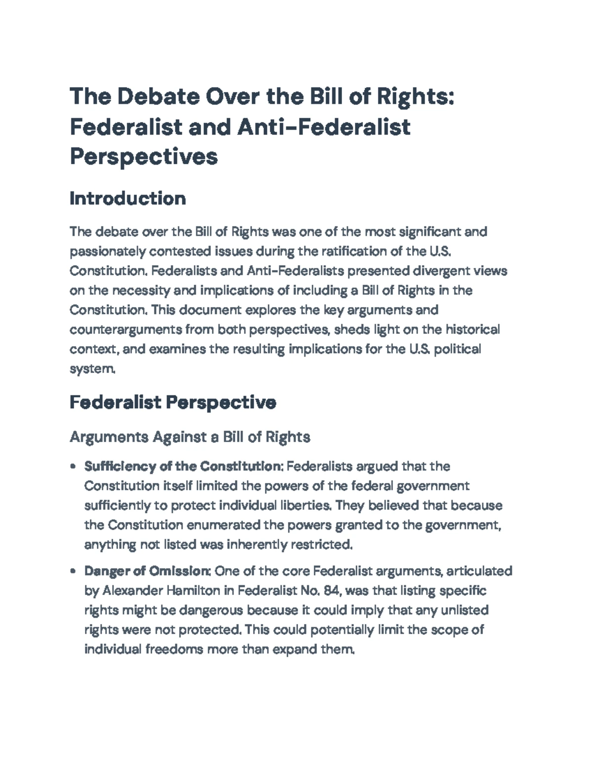 U.S. Bicameral Legislature: Historical Development & Structure Analysis ...