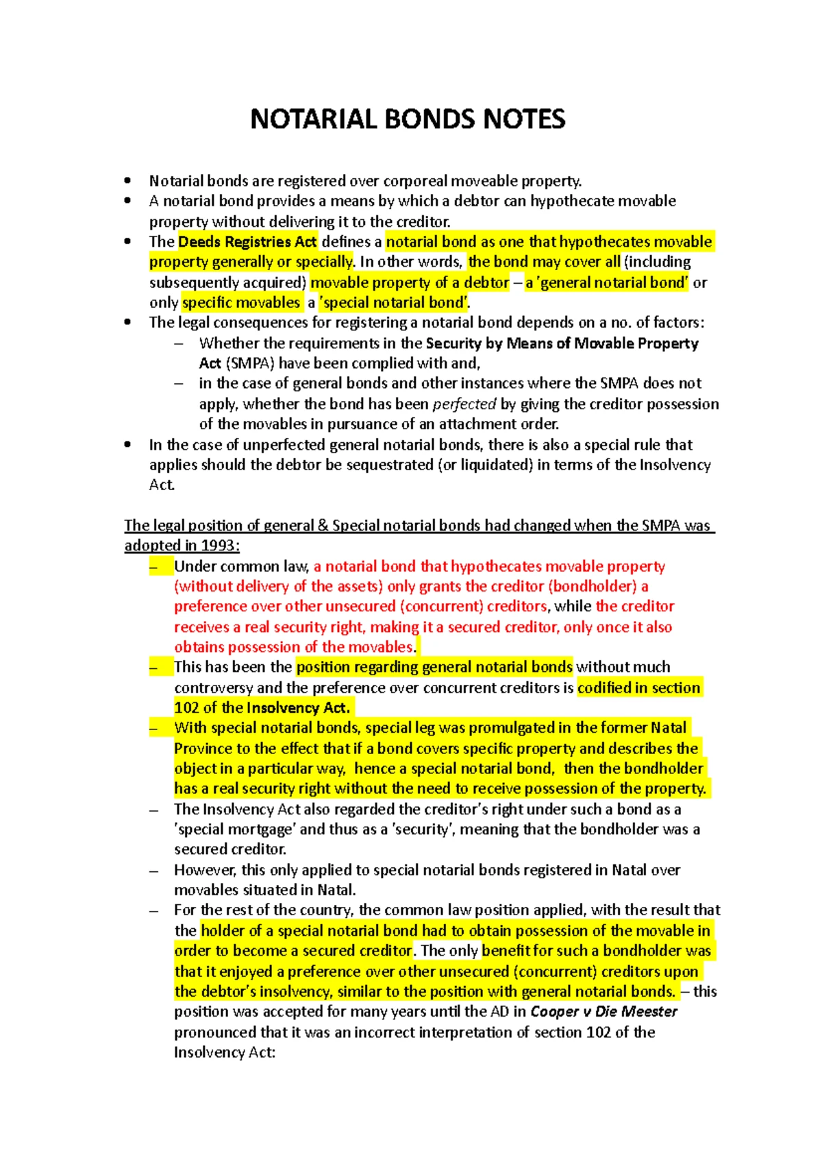 Pledge - What is a pledge? A limited real right that one person ...