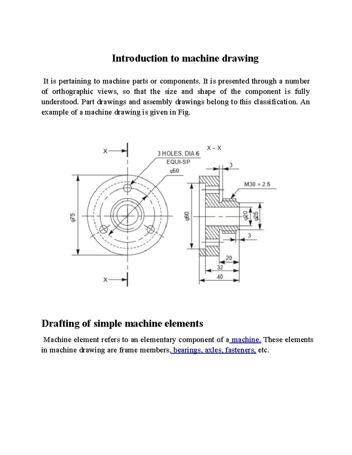 Machine Drawing LAB Manual - Introduction to machine drawing It is ...
