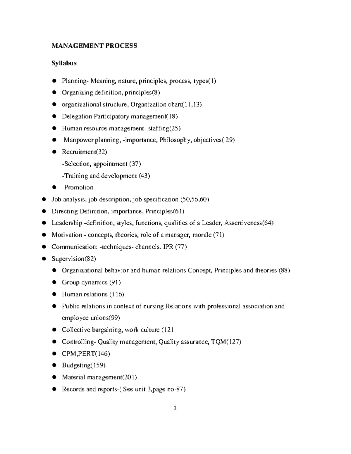 Unit 2: Management Process Overview and Key Principles - Studocu