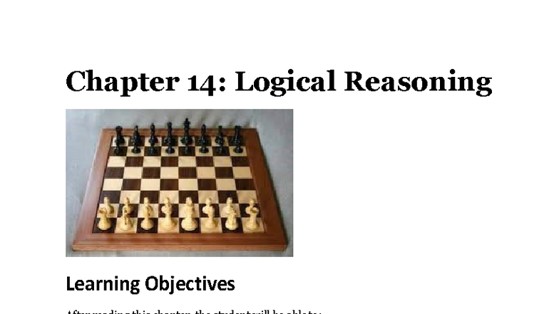 Chapter 14: Critical Thinking & Logical Fallacies (COMM 1110) - Studocu