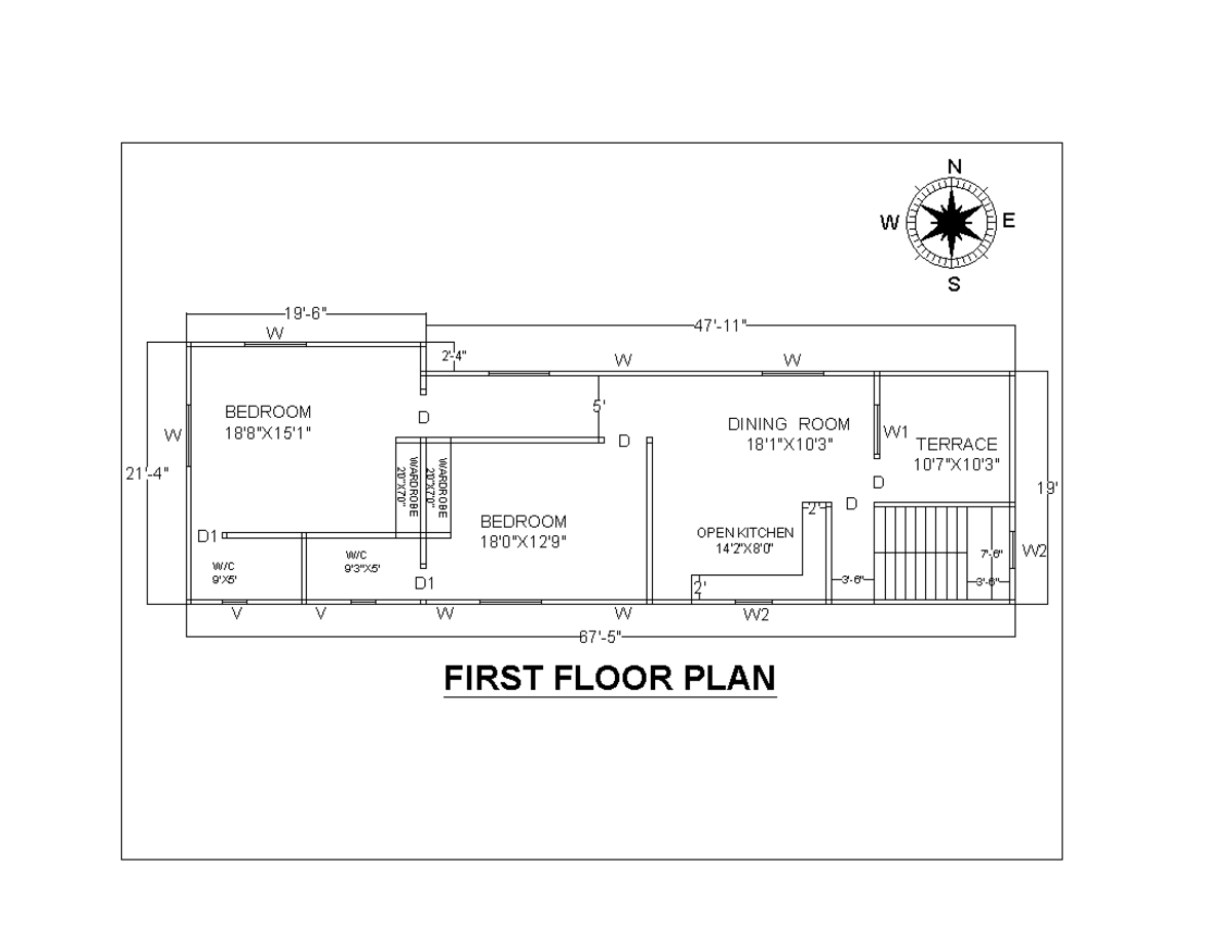 Footing of column - 18'0"X12'9"BEDROOM 10'7"X10'3"TERRACE - Studocu