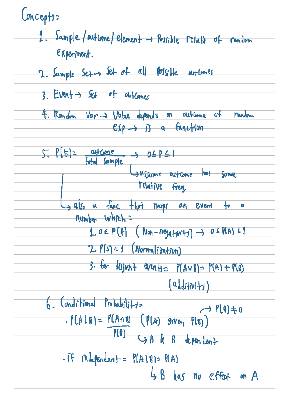 CS2402 Lecture 13 Notes: Probability and Statistics Concepts - Studocu