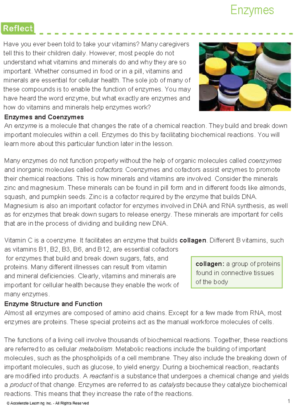 Enzymes and Coenzymes: Understanding Their Structure and Function - Studocu