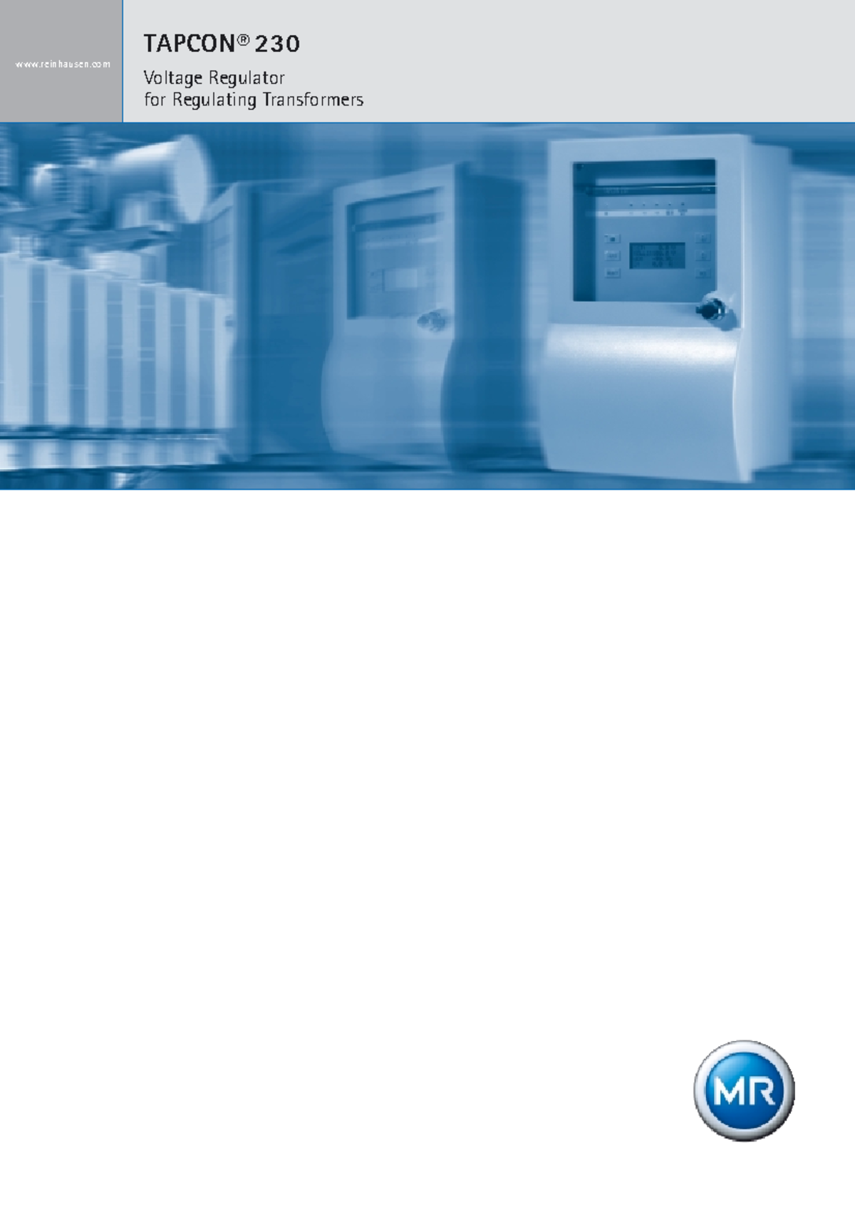 Tapcon 230 - Manual del RBC de Transformador de potencia - Voltage ...