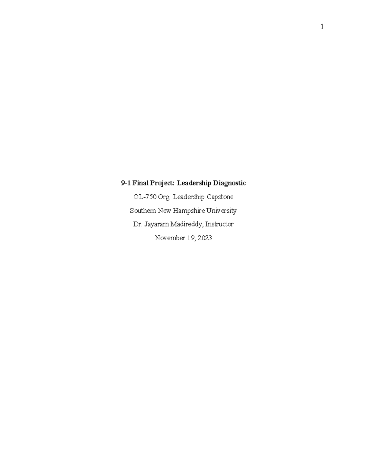 OL-750 Final Project: Nike's Leadership in Corporate Social ...