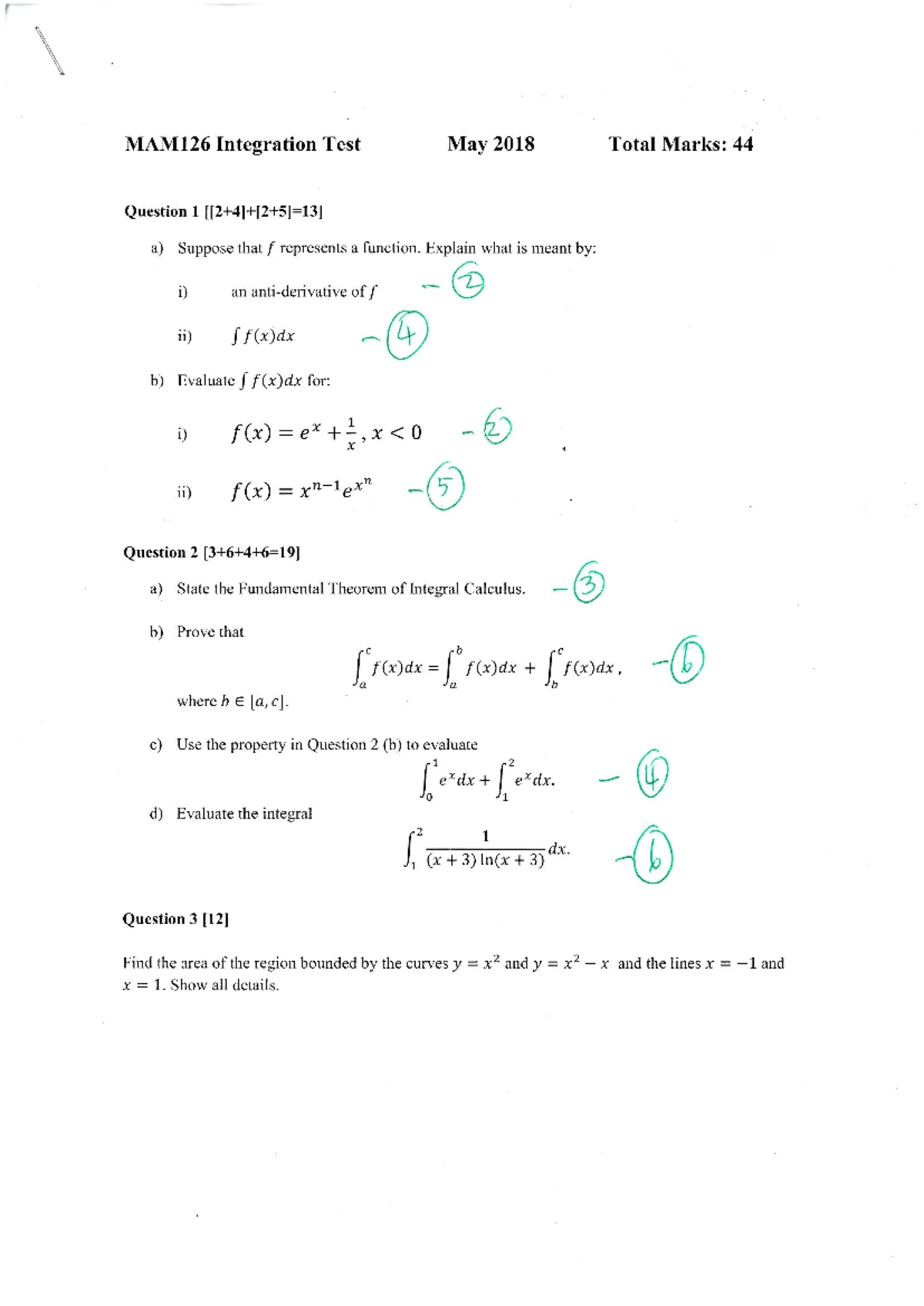 MAT 1 Du Plessis Study Notes and Insights - Studocu