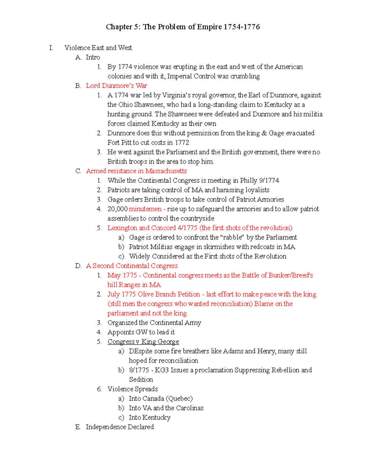 5-4 - Notes for the fifth chapter, section 4 from the Henretta APUSH ...