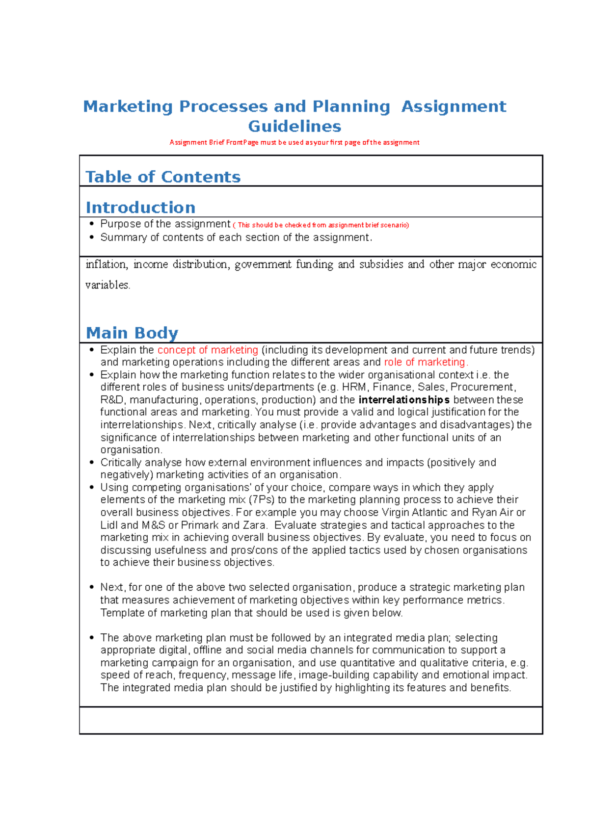 Hnd Bm Mpp Guidelines 13072022 Marketing Processes And Planning