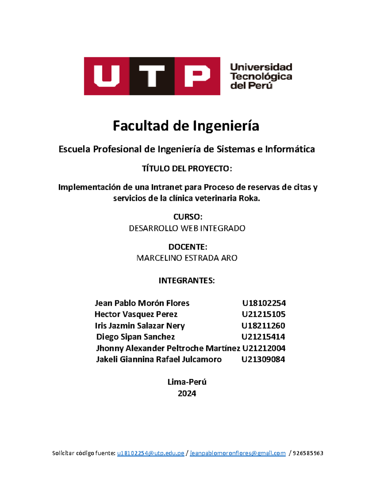 Implementación Intranet para Gestión de Citas en Clínica Veterinaria ...
