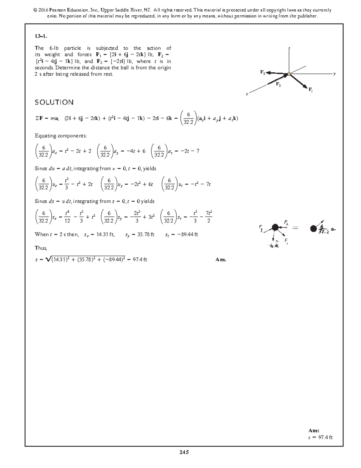 Kinetics of a Particle: Force and Acceleration Analysis (ENGR 245 ...