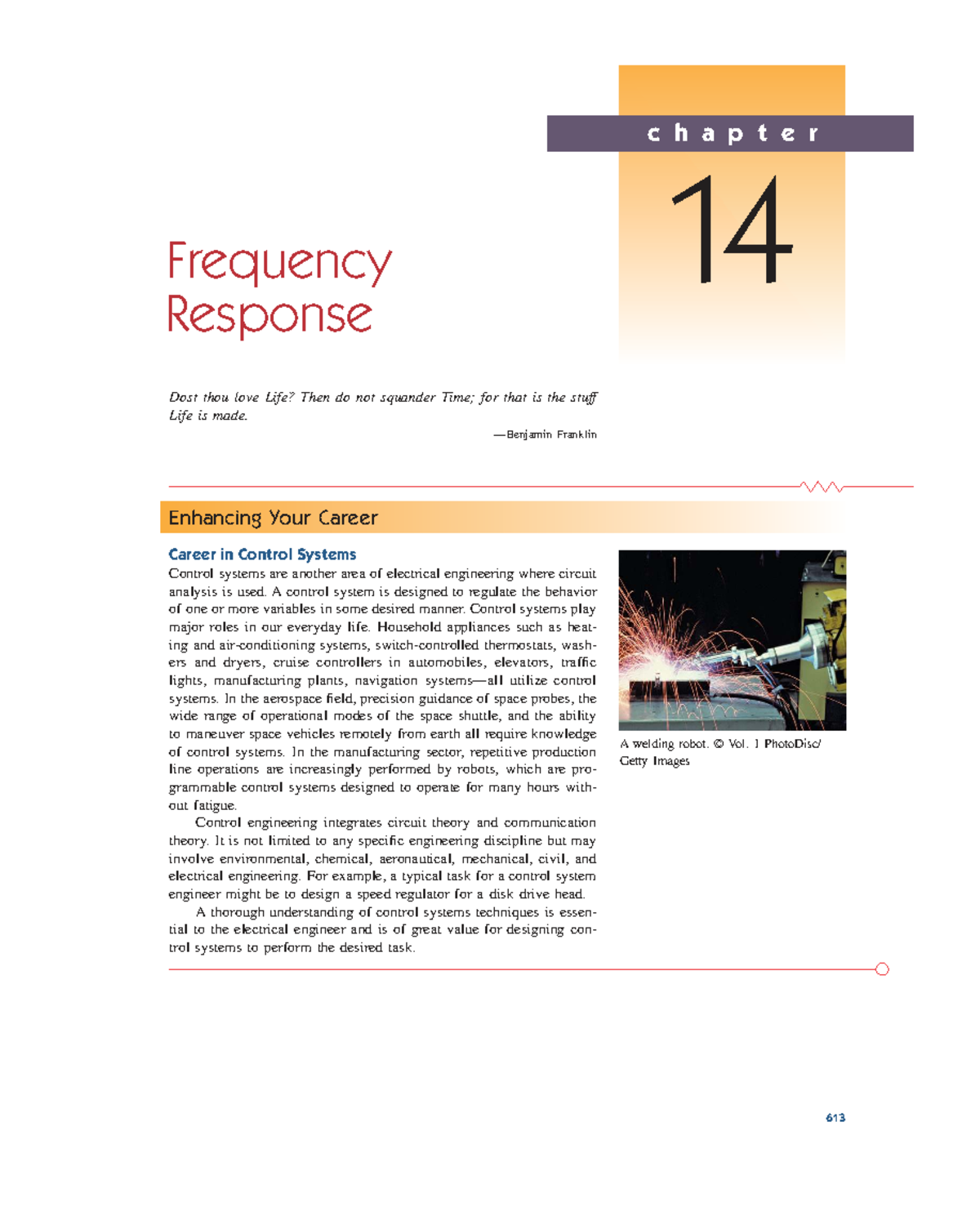 Chapter 14: Frequency Response in Control Systems (EE 101) - Studocu