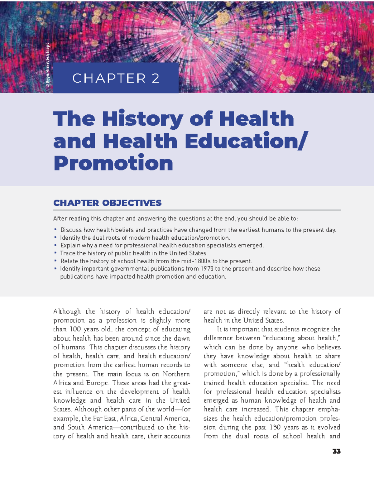 The History of Health Education and Promotion: Insights & Objectives ...