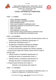 Distributed computing - CS3551 - Studocu