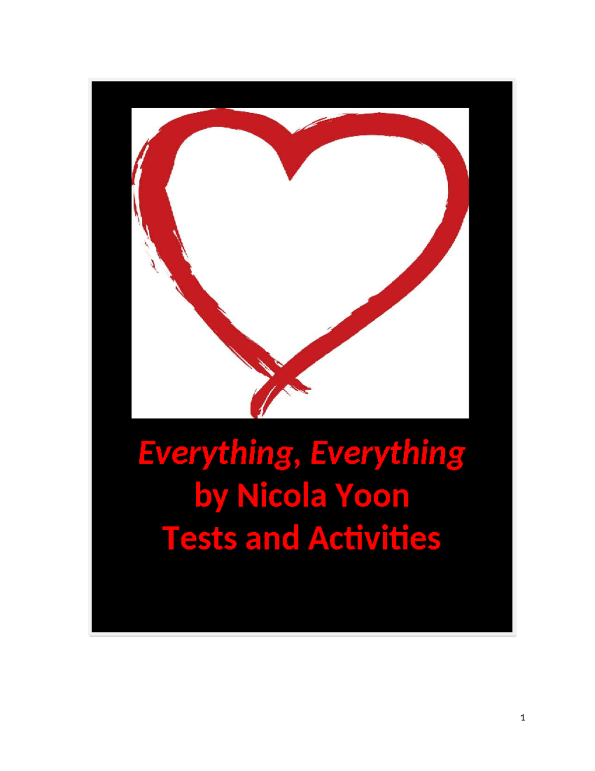 Everything, Everything (2021) - Nicola Yoon Character Matching ...
