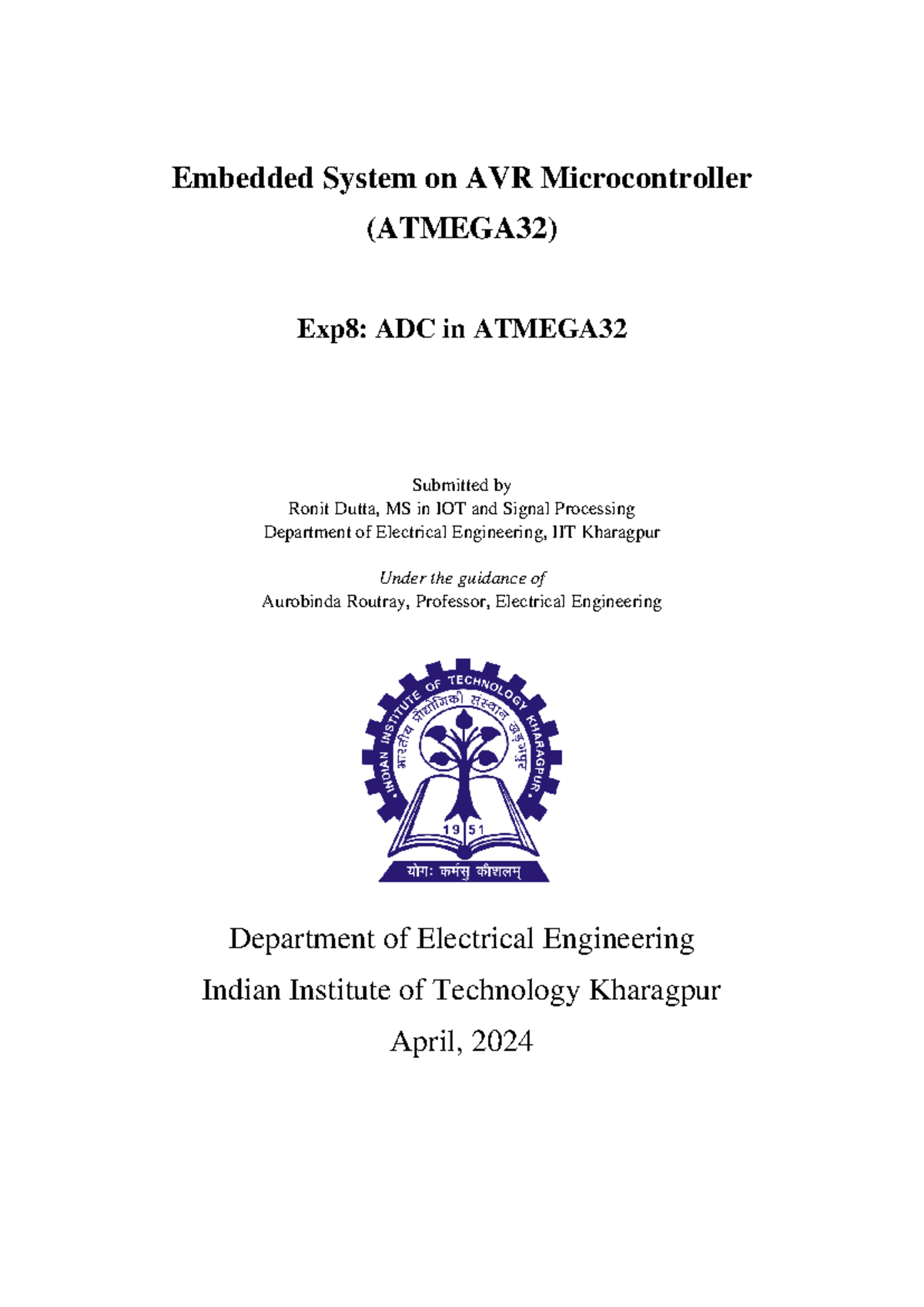 Exp8: ADC Implementation in ATMEGA32 - Embedded Systems Study Guide ...