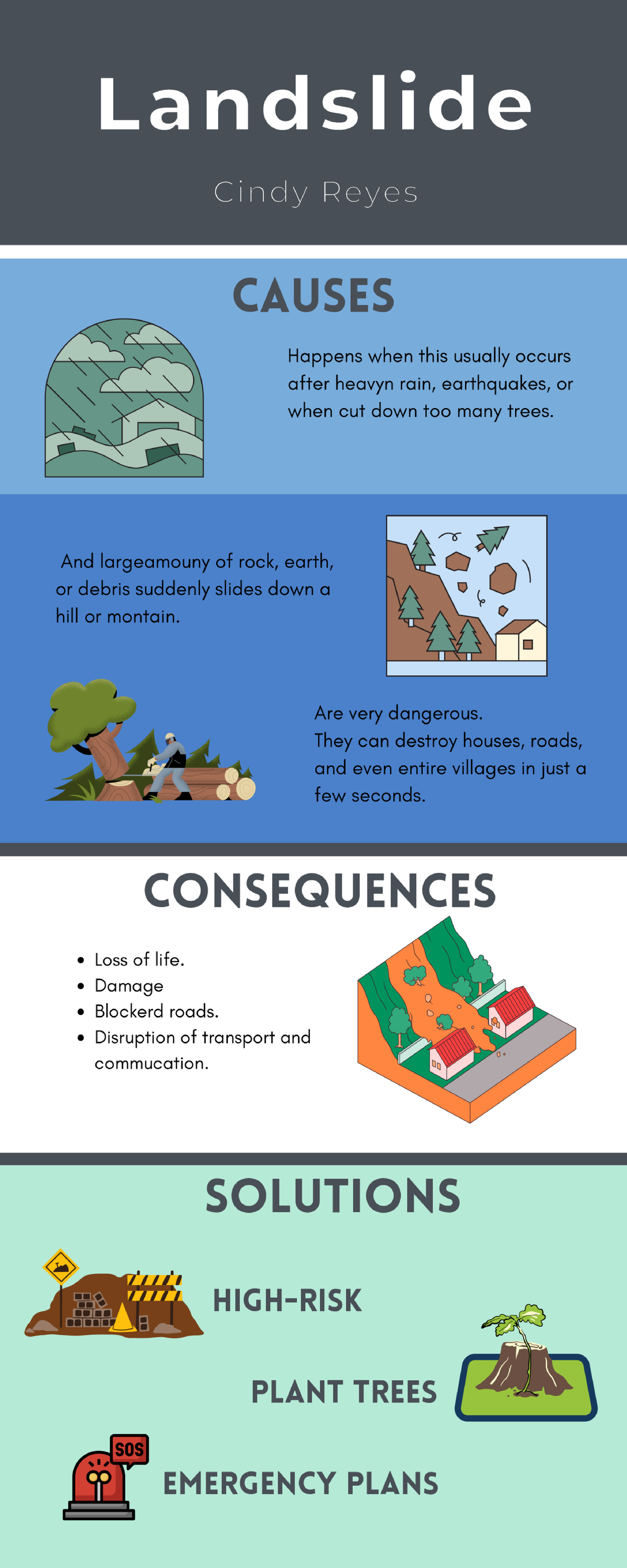Landslide Causes, Consequences, and Solutions - Cindy Reyes - Studocu
