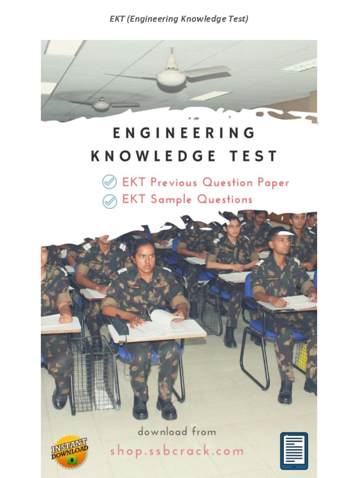 EKT 1 Engineering Knowledge Test Practice Questions and Solutions - Studocu