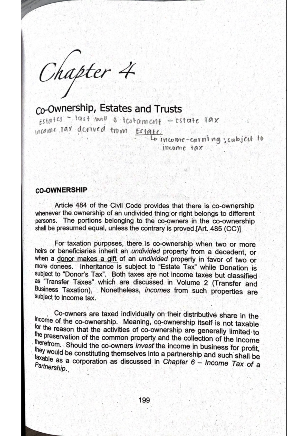 Chapter 4 - Estates and Trusts Income Taxation Overview (Tabag 2024 ...