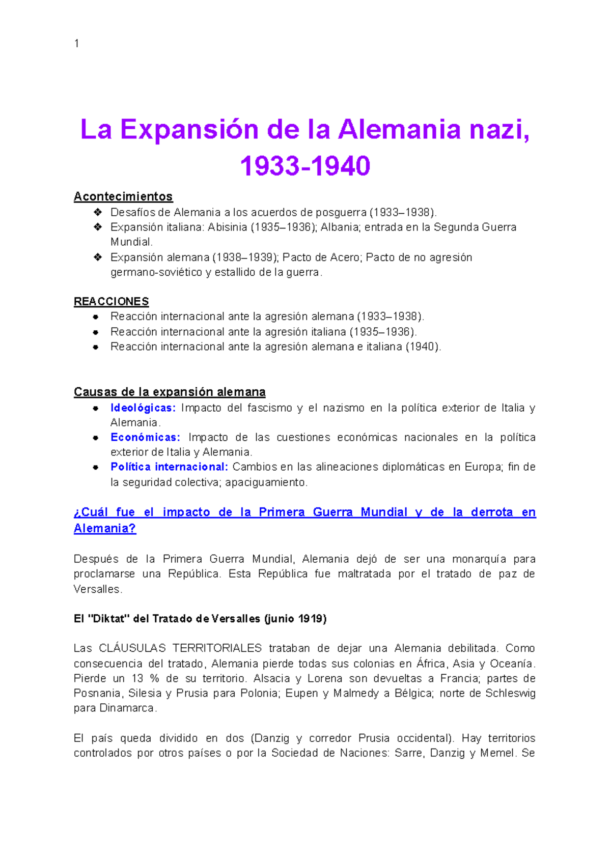 LA Expansión Alemana y sus Desafíos: Análisis de la Política Exterior ...