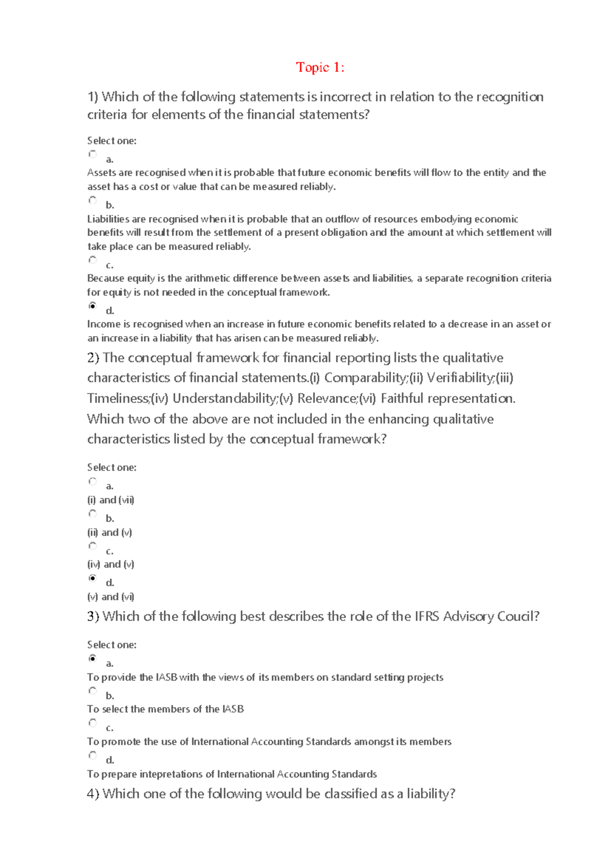 Đề 2 - vcbnm - Topic 1: 1) Which of the following statements is ...