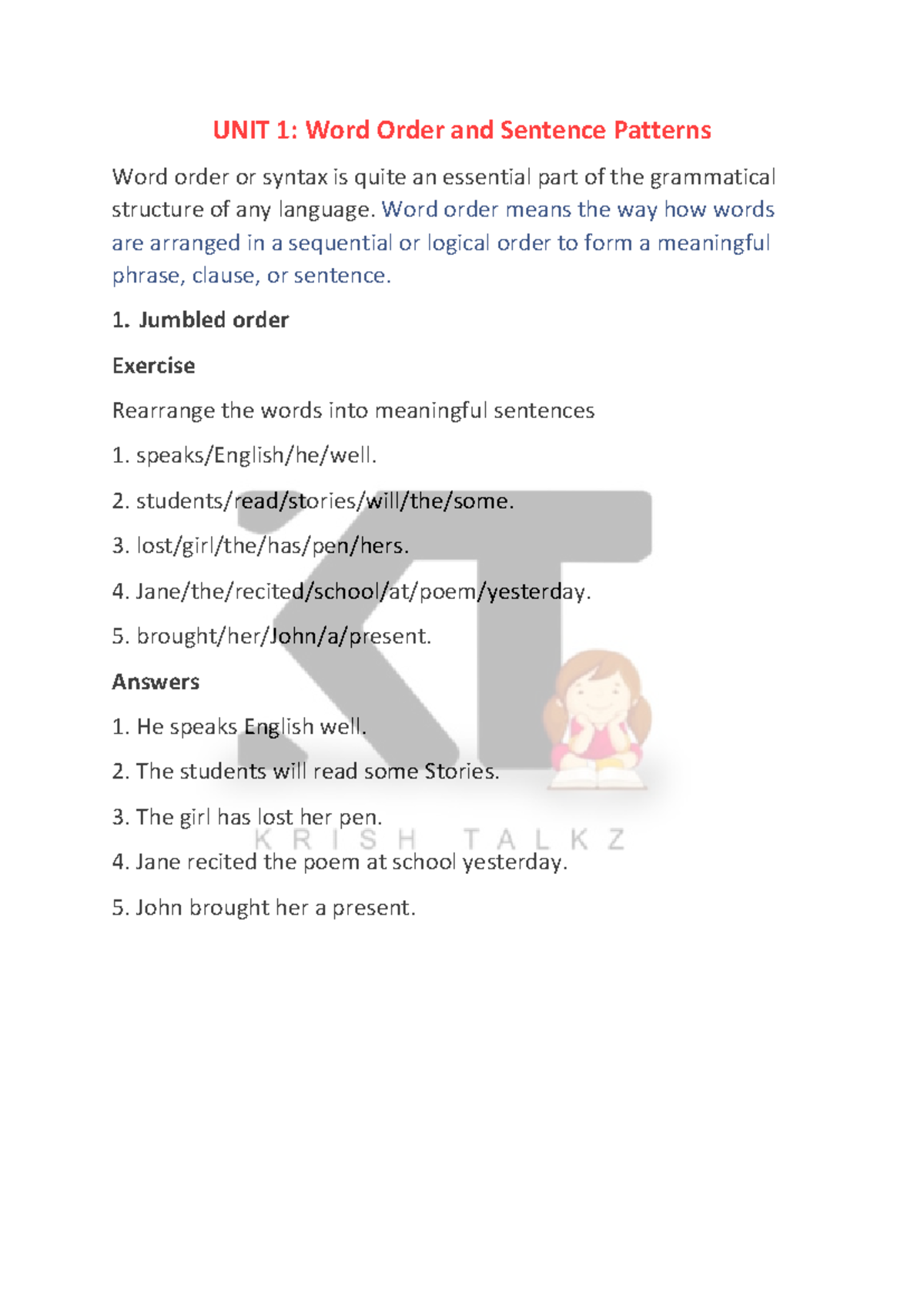 Functional Grammar Full Notes - 1st Sem - Krishtalkz 250109 164744 ...