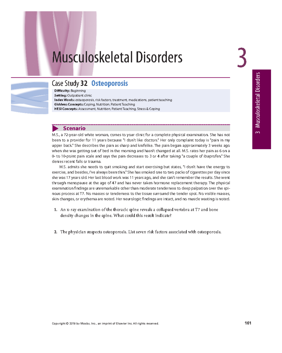 Case Studies in Musculoskeletal Disorders - Insights & Clinical ...