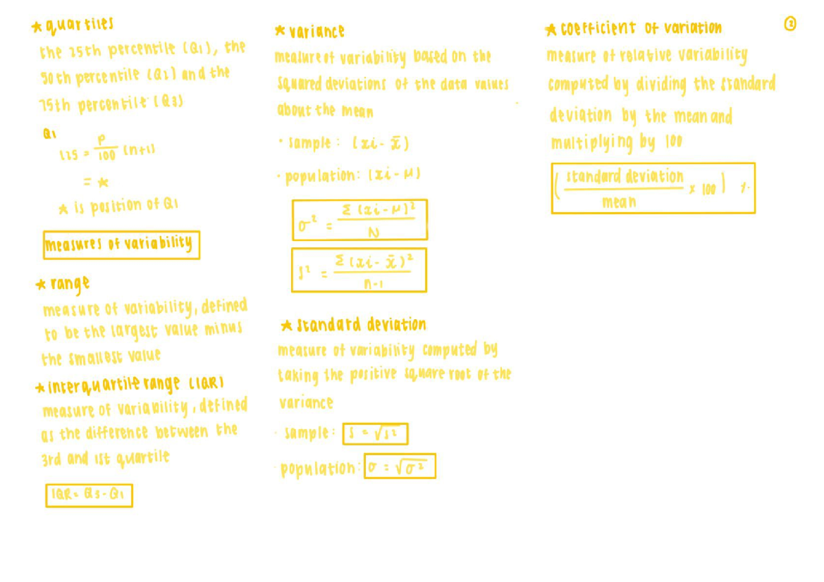 STK 110 Study Notes and Summaries Compilation - Studocu