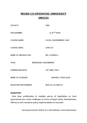 Affidavit OF Names - IN THE UNITED REPUBLIC OF TANZANIA OATHS AND ...