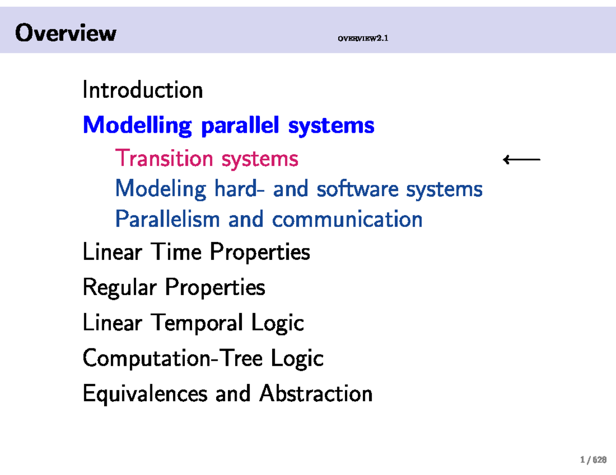 Lecture 12: Analyzing Labelled Transition Systems in Depth - Studocu