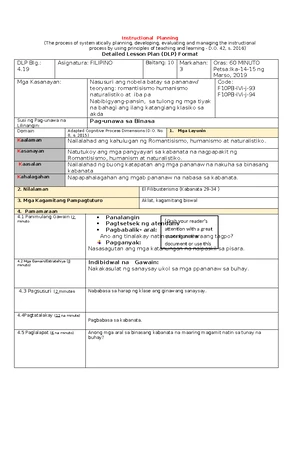 Rubrik sa Pagsasadula - BSED- Filipino - Rubrik sa Pagsasadula PANGKAT ...