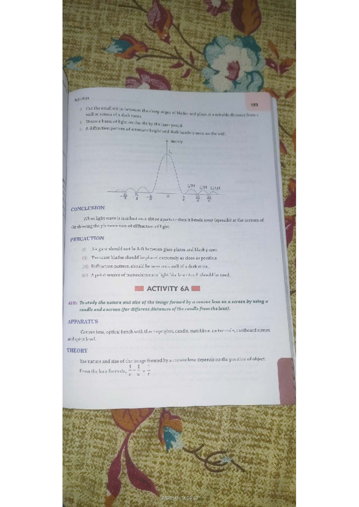 Activity 6A & 6B: Lens and Mirror Experiments for LNCT Practical Files ...