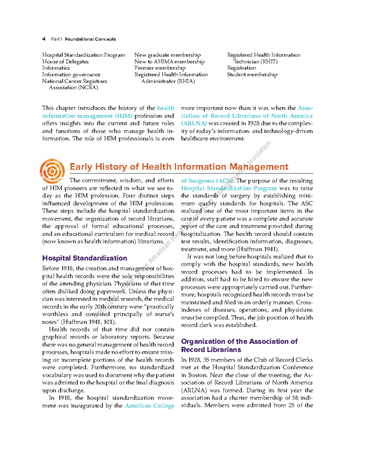 Chapter 1: Foundational Concepts in Health Information Management (HITT ...