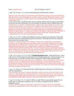 BIO-342 Study Guide 7 - Name__________________ BIO-342 Chapter 7 Guide ...