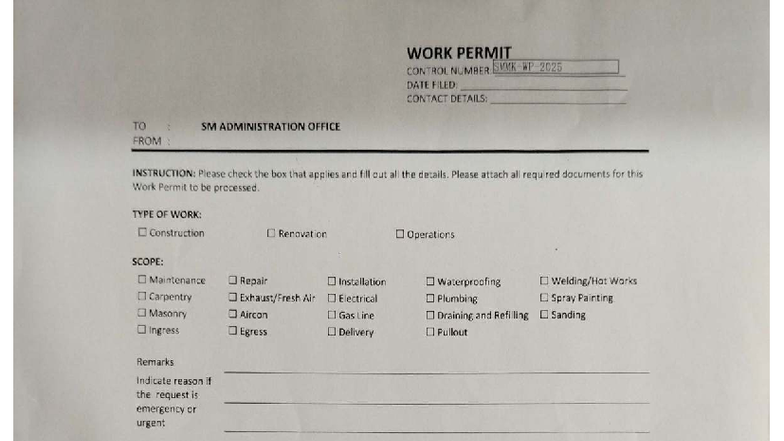 Work Permit Application Form: Instructions & Details - Studocu