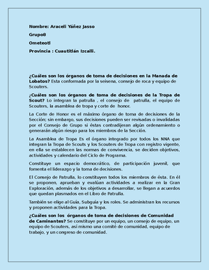 [Solved] Describa con sus palabras y responde cada pregunta con al ...