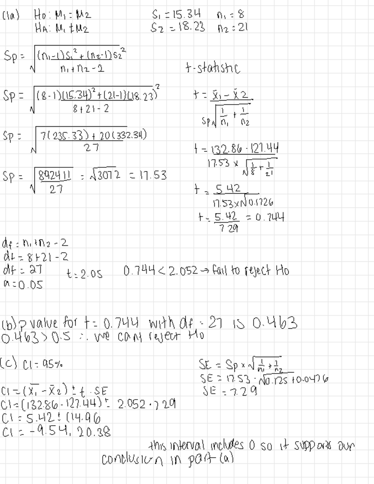Stats 101: Week 8 Tutorial on Hypothesis Testing and Analysis - Studocu