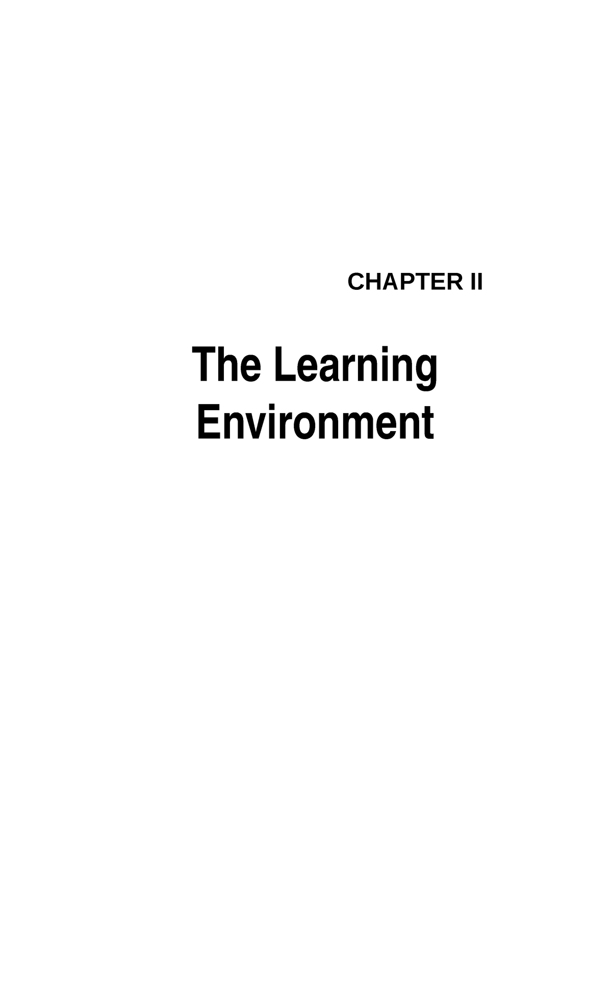 FS Chapter 2 Lesson 1: Creating a Safe and Fair Learning Environment ...