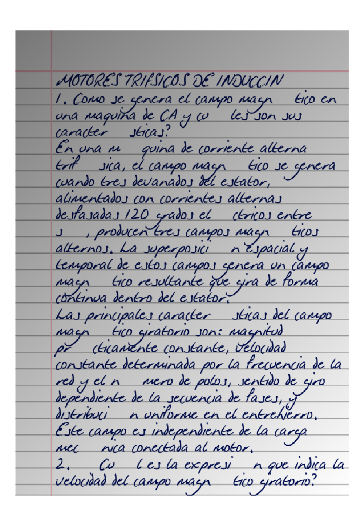 Motores Trifásicos: Generación de Campo Magnético y Características ...