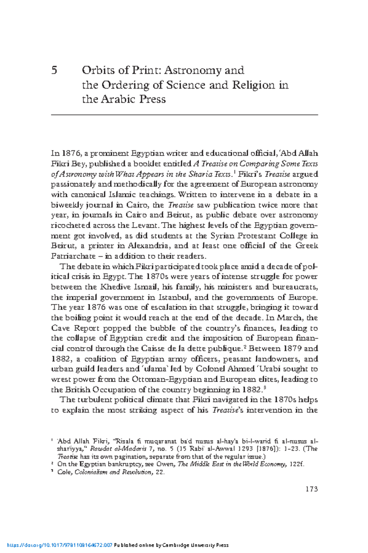 Islam, Science, and Authority: Astronomy in al-Manar and al-Muqtataf ...