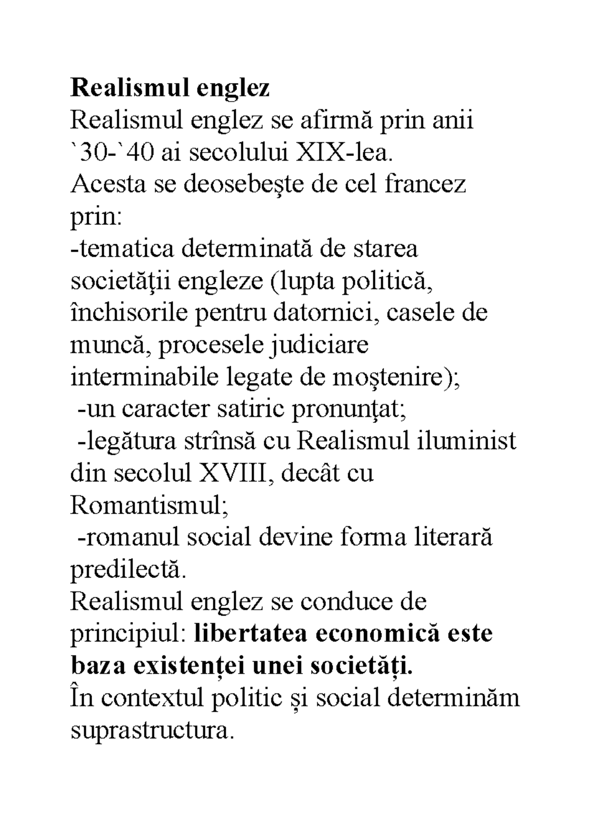 Realismul englez - Realismul englez Realismul englez se afirmă prin ...