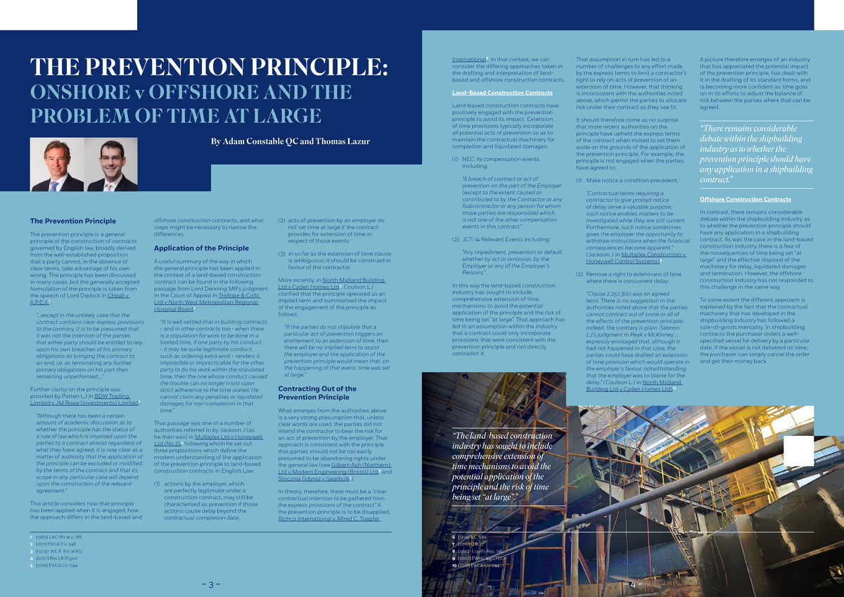 Principio de prevención - The Prevention Principle The prevention ...