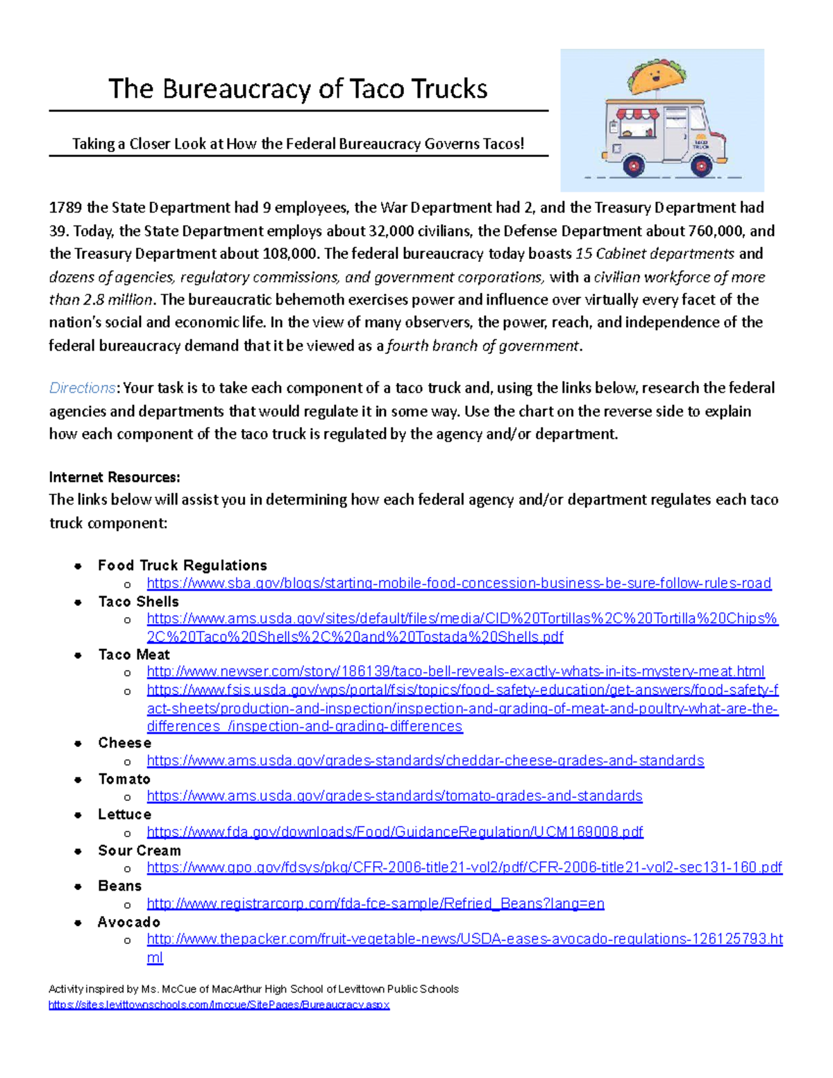 Bureaucracy and Regulation of Taco Trucks: A Study Guide - Studocu