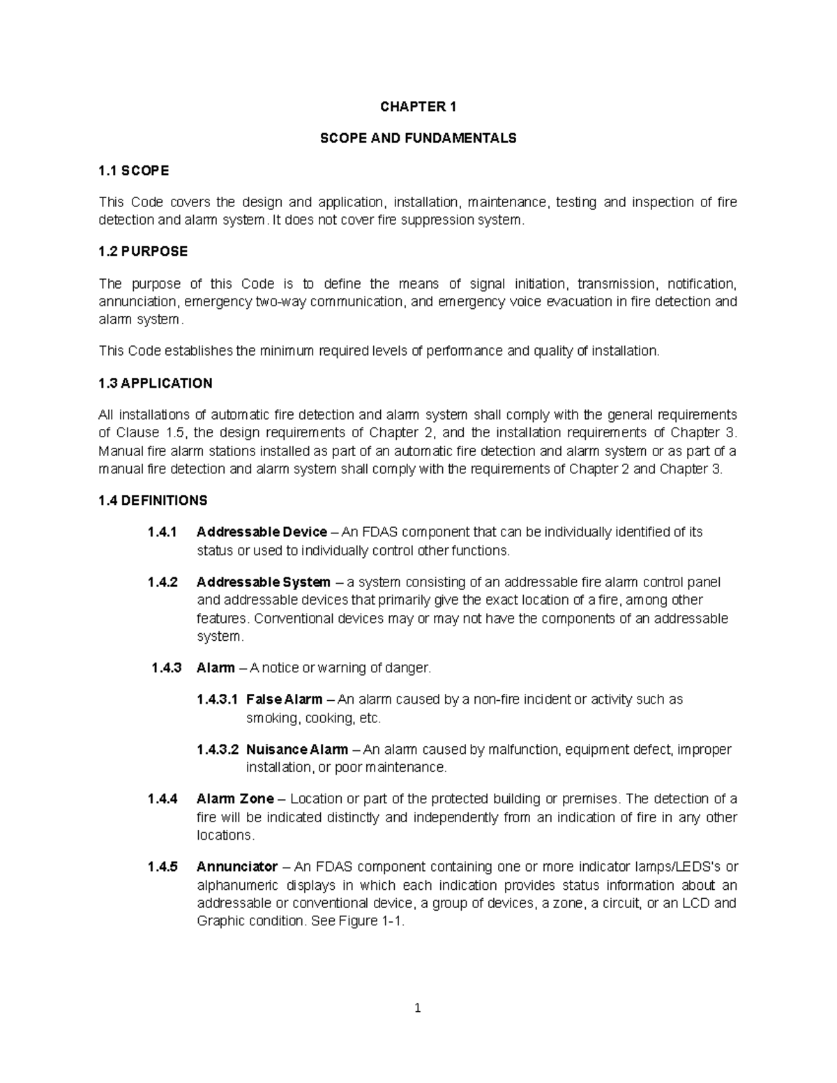 FDAS Overview: Types and Functions of Fire Detection Systems - Studocu