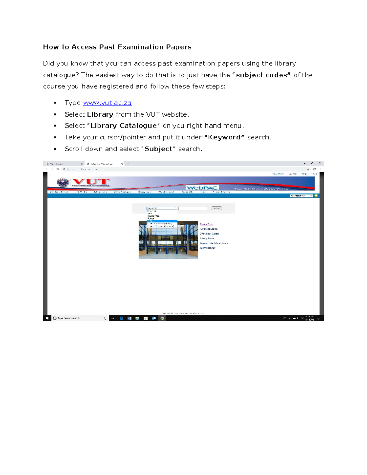 Accessing Past Exam Papers: Step-by-Step Guide for BBISX1A - Studocu