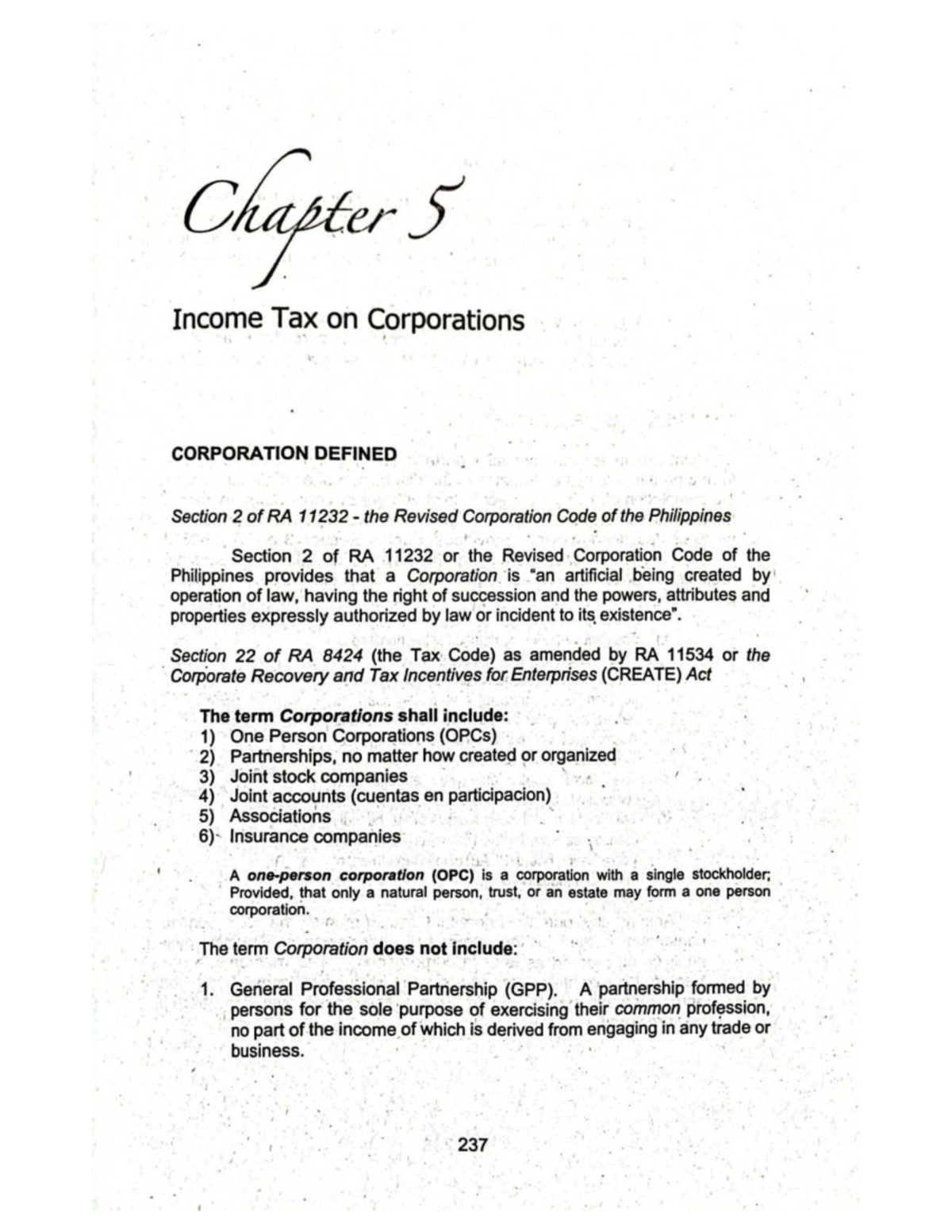 Income Tax on Corporations: Key Concepts and Regulations (IncTax 101 ...
