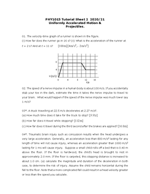 [Solved] kindly show the formulas used in the first question - Introductory Physics (PHY 1010 ...