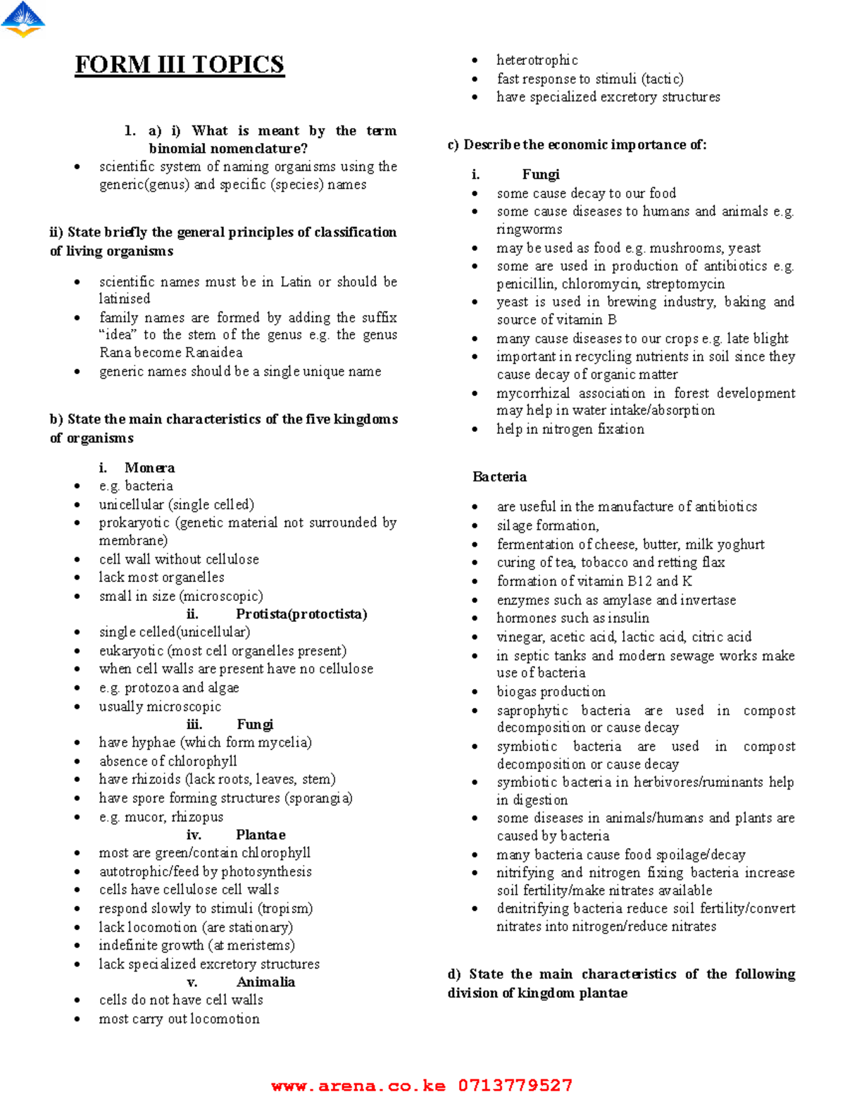 Physics notes for form 3: key concepts and principles - Studocu