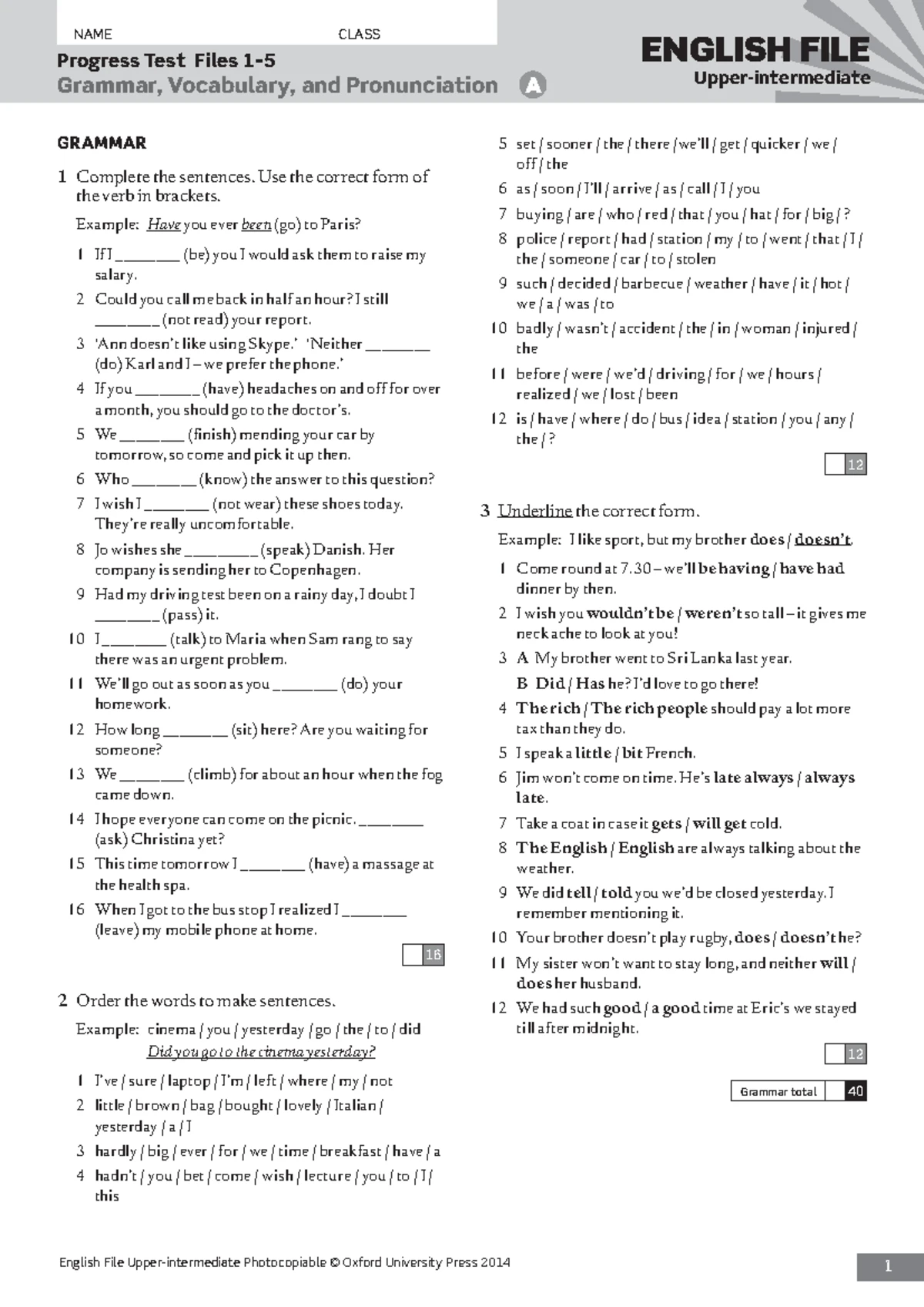 Solutions Upper-Intermediate 3ed Workbook Key - W… - Workbook answer ...