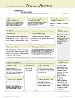 Active Learning Template system disorder Amyotrophic Lateral Sclerosis ...